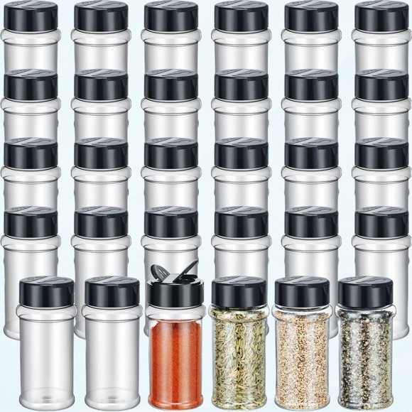 Plastic Spice Jars Shaker Lids