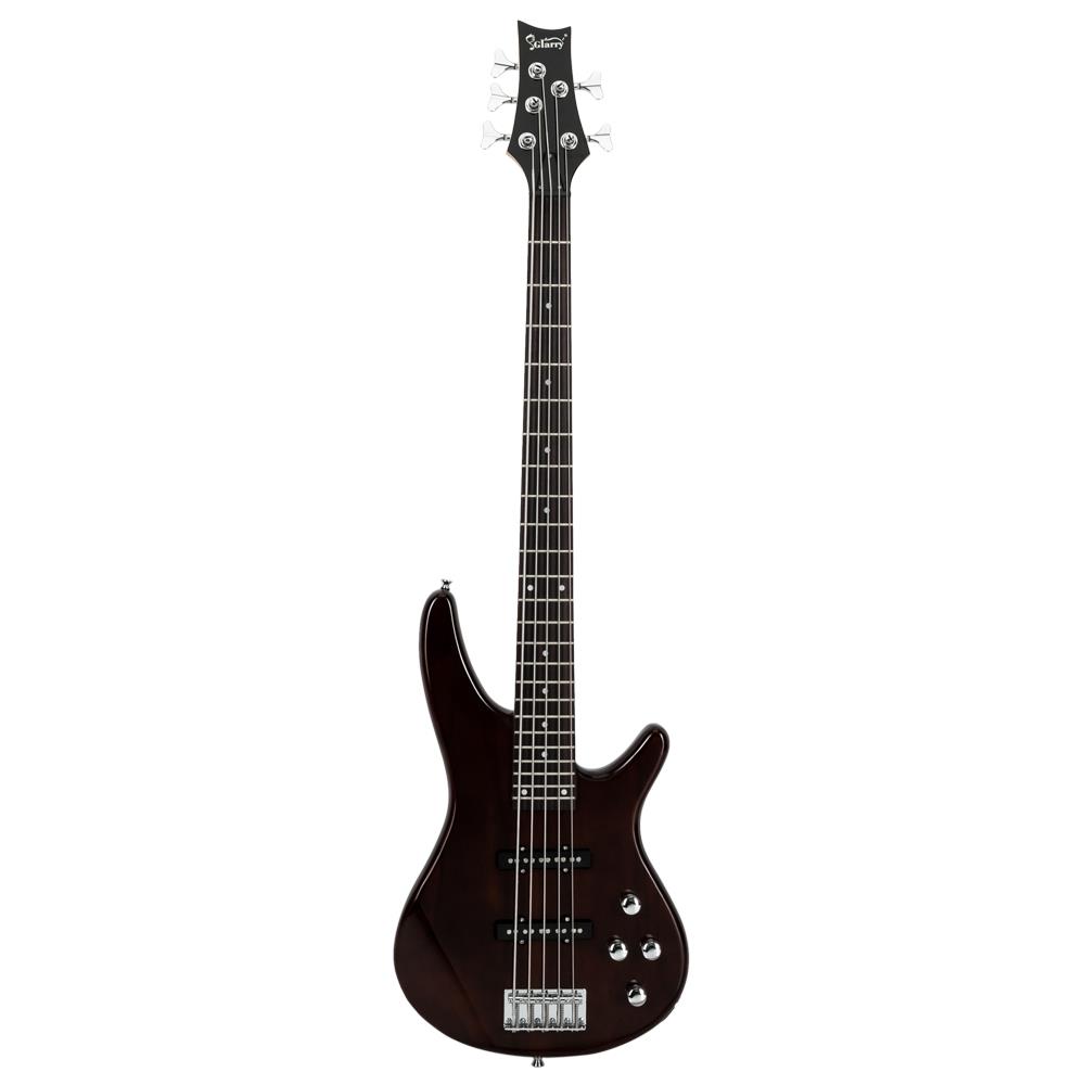 Buy Glarry Electric 5 String Bass Guitar With Bag Strap Pick Connector Buy Glarry Electric 5 String Bass Guitar With Bag Strap Pick Connector