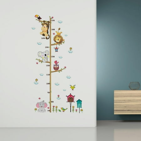 90x30cm90x30cm Kids Height Chart Wall Sticker, Self-adhesive Design ...