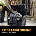 Extra Large Tool Box with Removable Tray, Water Resistant Storage for ...
