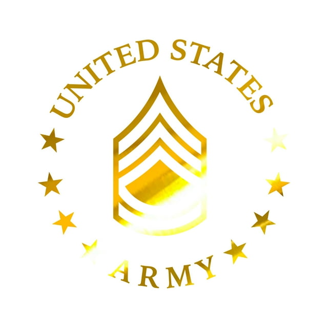 E-7 Sergeant First Class US Army Rank Sticker Decal Die Cut - Self ...