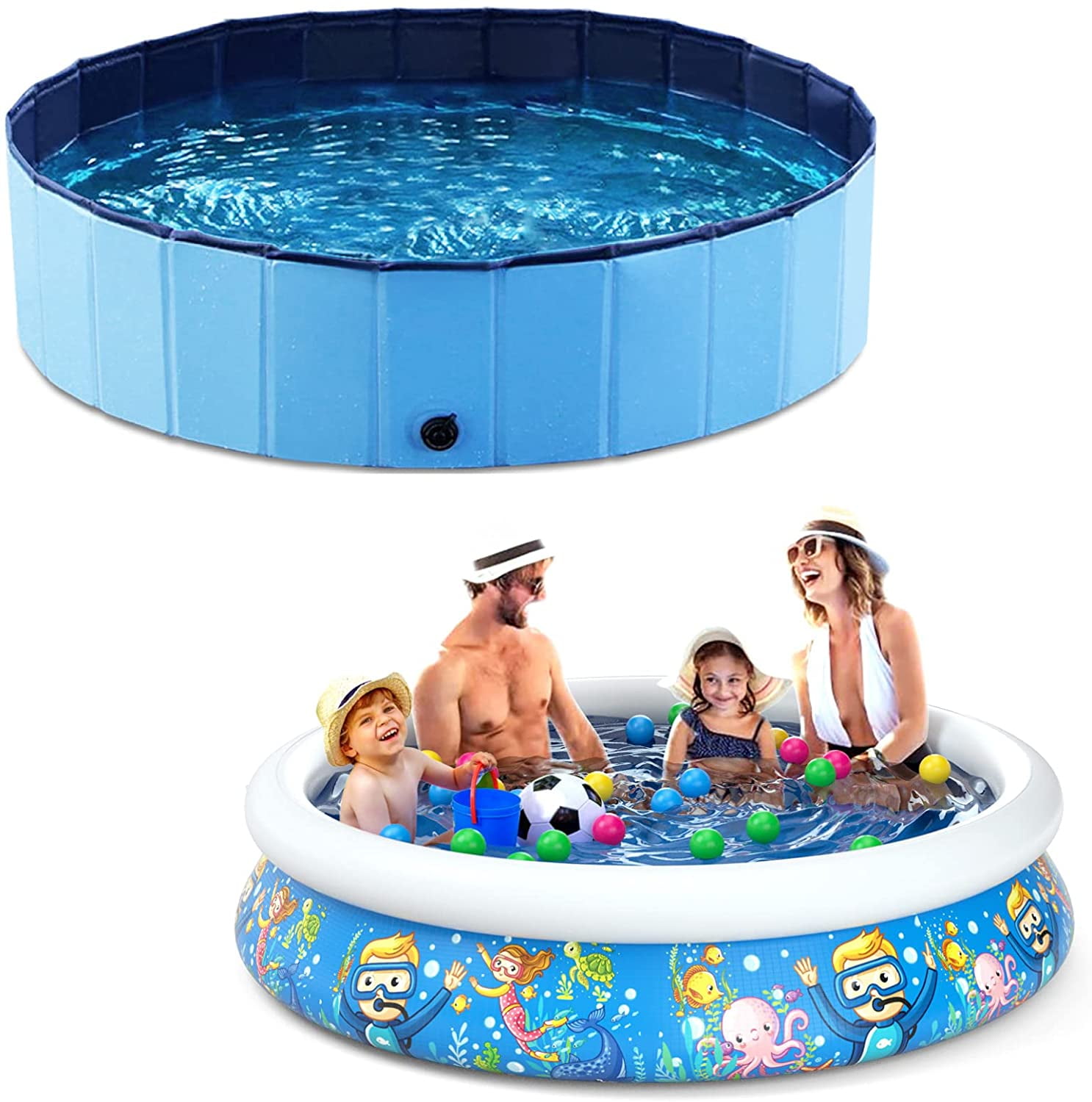 Giant Inflatable Unicorn Pool Float Floatie Ride On with Fast Valves ...