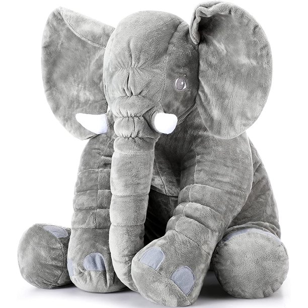 Giant Stuffed Elephant Plush Animal Toy Huge Soft Big Large Animals ...