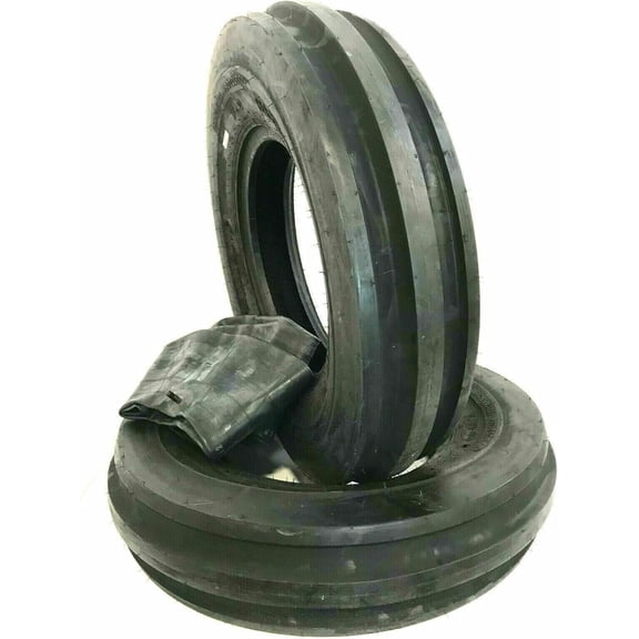 Justubes 4.00x15 Tractor Tires With Tubes – 3-Rib Front F2 Heavy Duty 4 ...