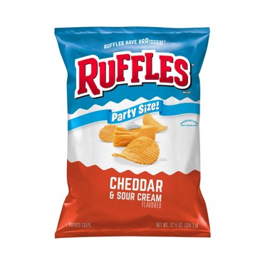 Ruffles Original 1PACK,Flavor Potato Snack Chips,Party Size, - Walmart.com