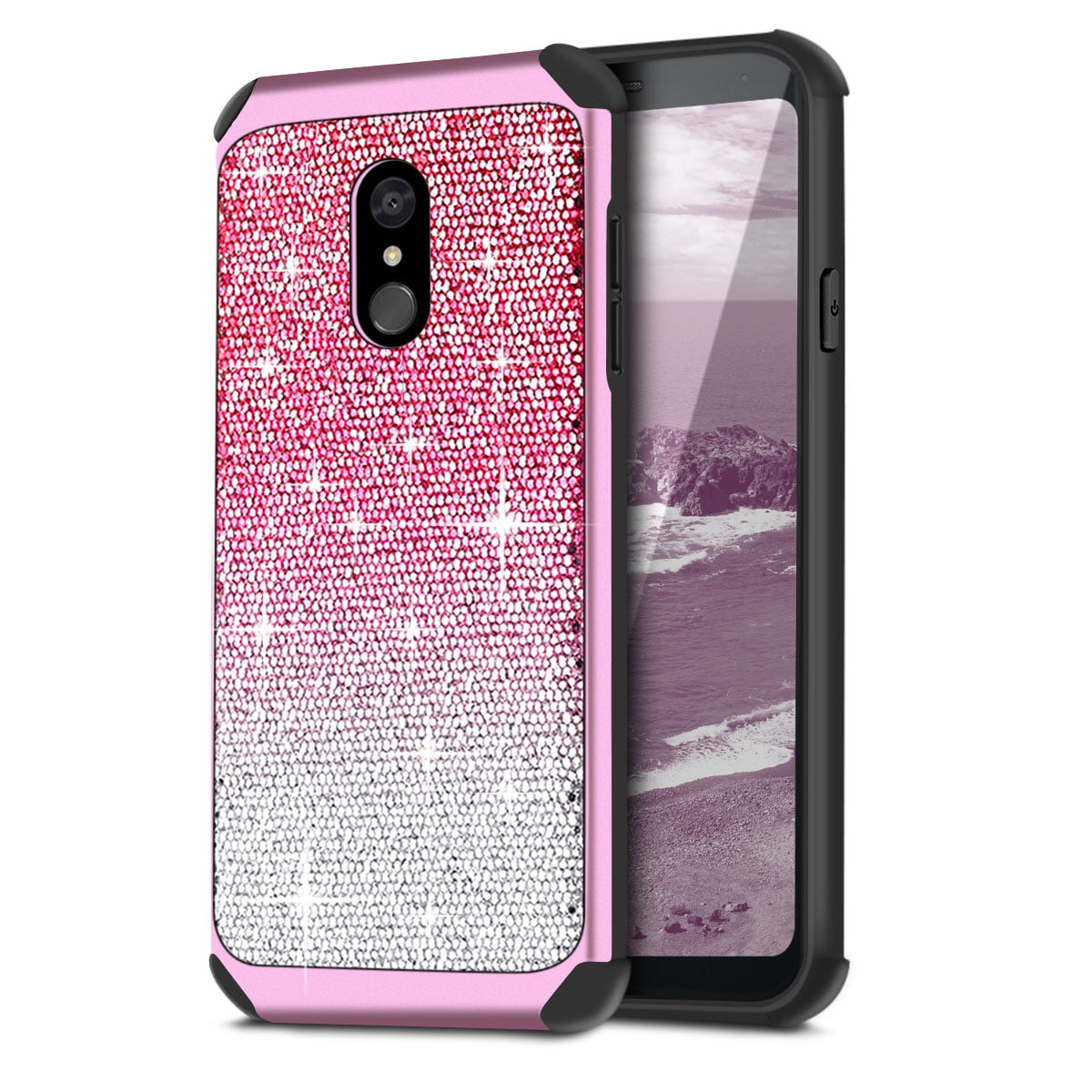 LG Q7 / Q7a Case, Cellularvilla Hybrid Shiny Sparkle Luxury Glitter ...
