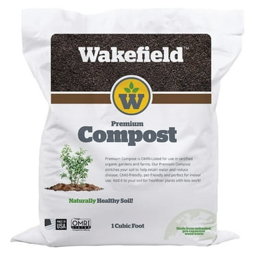 Wakefield Compost + Biochar with Mycorrhizal Fungi Organic Compost Mix ...