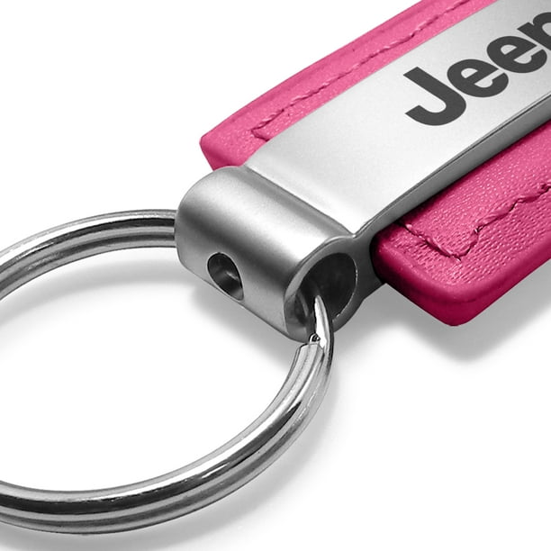 Jeep Pink Leather Key Chain - Walmart.com - Walmart.com