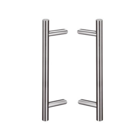 Door Pull Handle Round Offset ‘H’ Type - 60" Satin | Walmart Canada