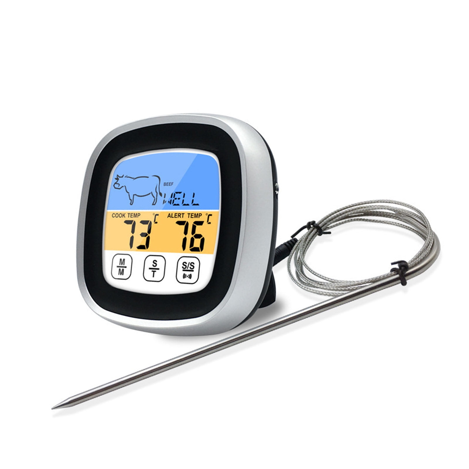 Click here for Slabsoy Digital Touchscreen Meat Food Thermometer... prices