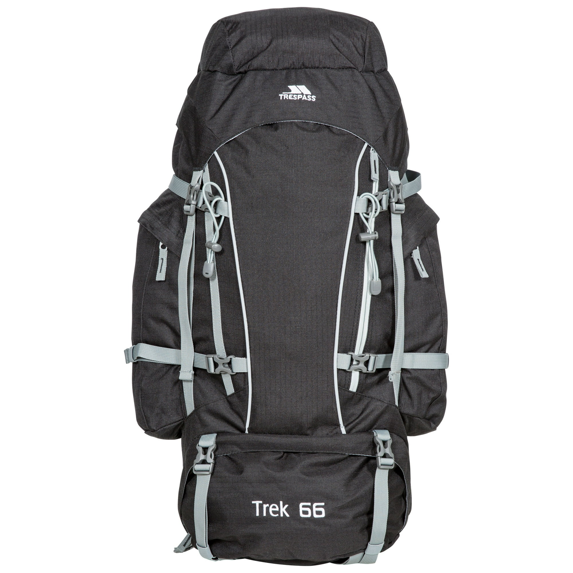 Click here for Trespass 66l Black Rucksack Trek prices