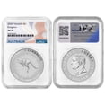 Australia 2026 $1 1-oz Silver Kangaroo NGC MS70 Australian Flag Label ...