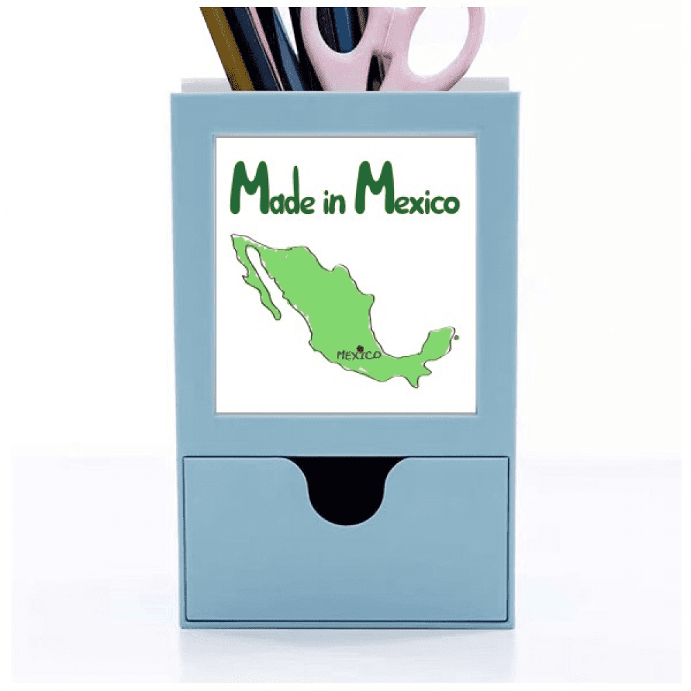 Mexico Map Country Style Mexican Desk Supplies Organizer Pen Holder ...