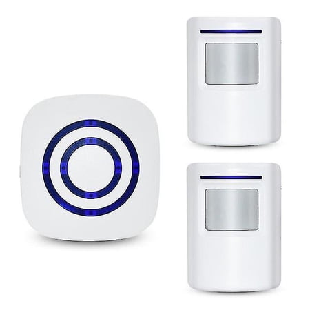 None 110v240v Wireless Doorbell Pir Infrared Sensor Motion Detector ...