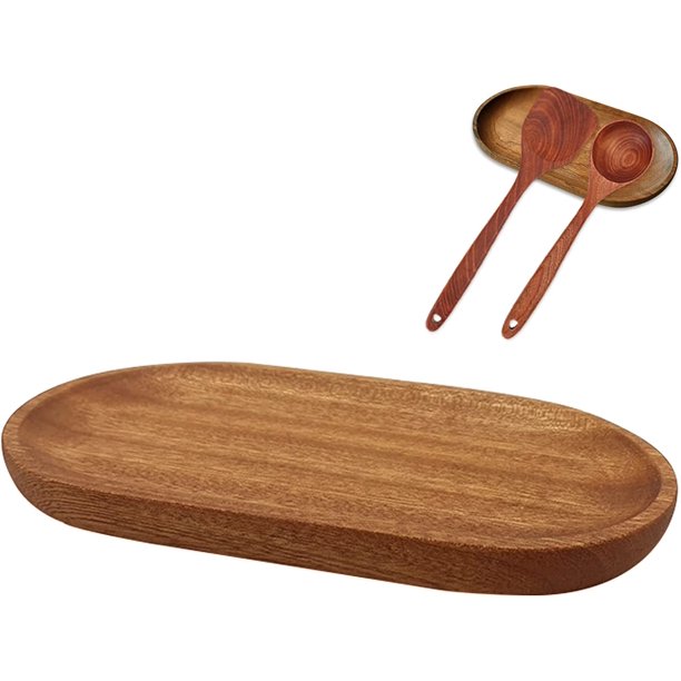 1 Piece Kitchen Spoon Holder, Vintage Natural Wood Kitchen Spoon Holder ...