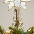 Small Gold Capiz Shell Star Tree Topper - Walmart.com