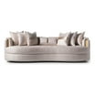 Michael Amini Carmela Mansion Sofa - Almond/Gold - Walmart.com