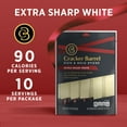 Cracker Barrel Rich & Bold Extra Sharp White Cheddar Cheese Snacks, 10 ...