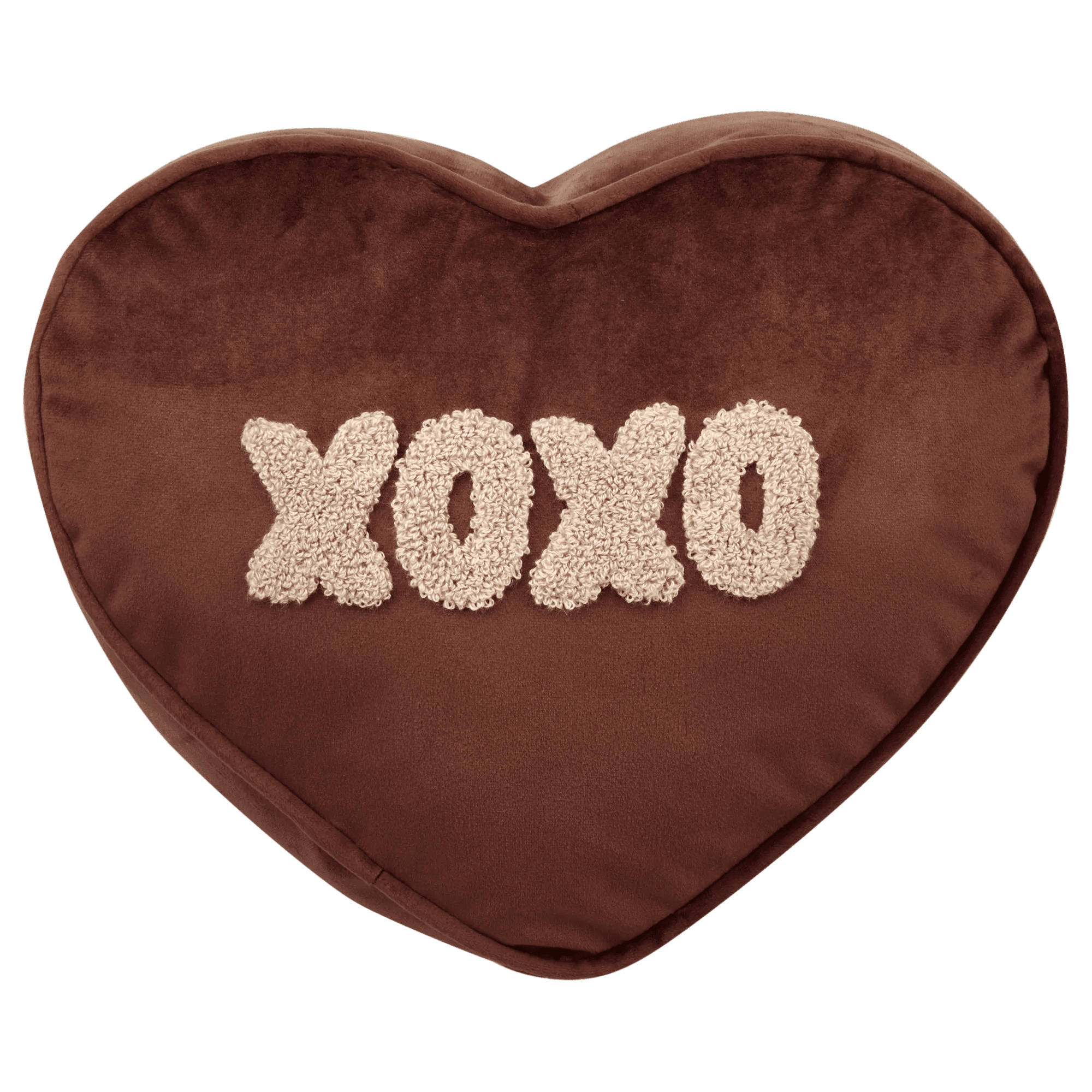 Click here for Bouclair Brown Xoxo Decorative Heart Cushion 12 X... prices