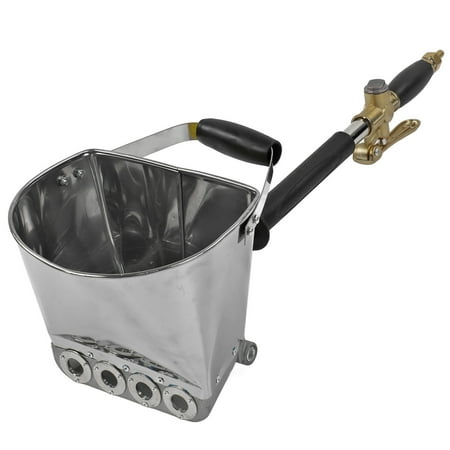 4 Jet Mortar Sprayer, Stucco Spray Stainless Steel Body For Renovation ...