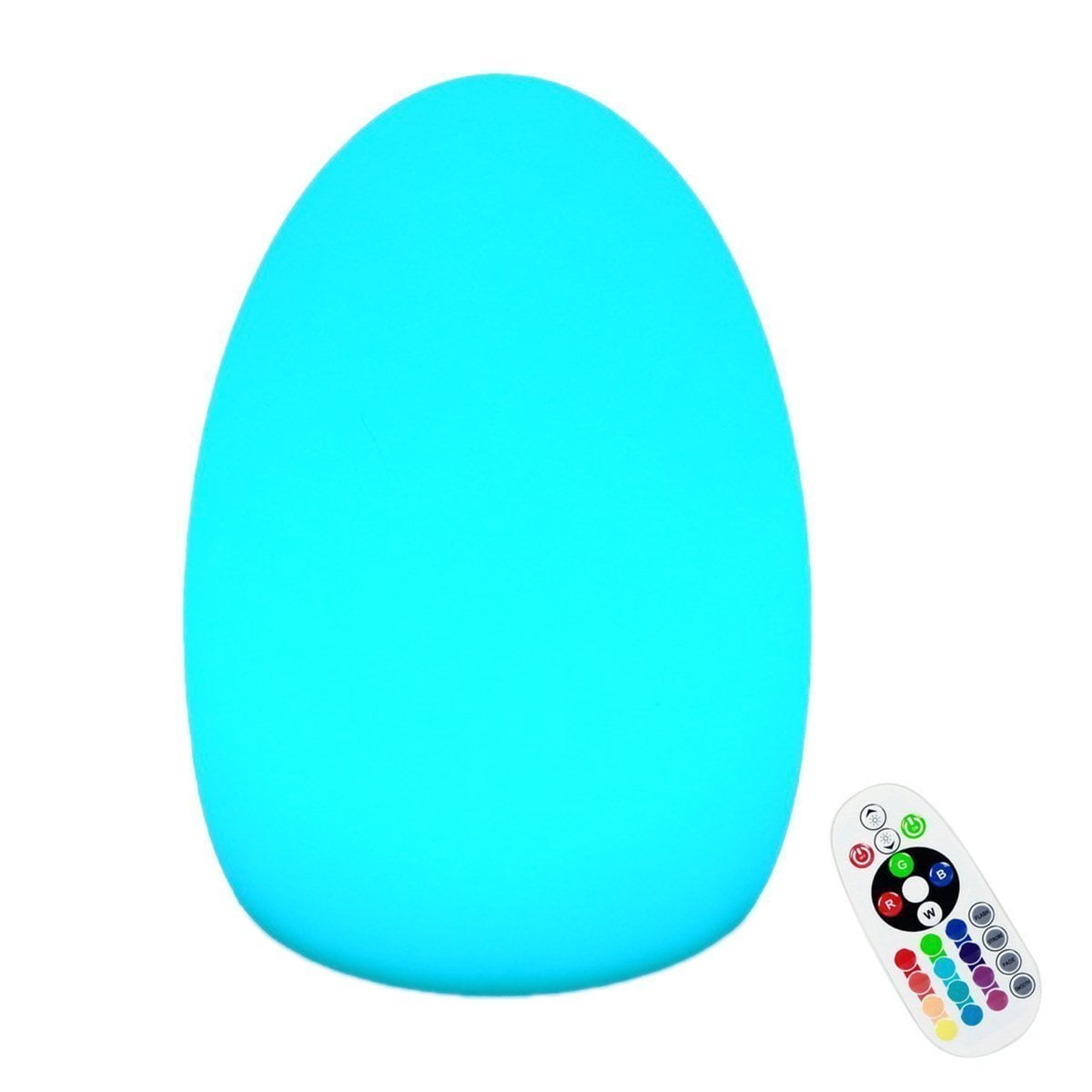 LINLIN Egg Shape Color LED Mood Lamp,Rechargeable Dimmable Night Light ...
