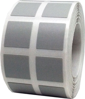Gray Square Stickers | 0.5" Inch Square | 1000 Pack - Walmart.com