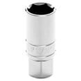 Chrome Spark Plug Socket, 1/2"" Drive, 13/16"", 6 Point, Deep - Walmart.com