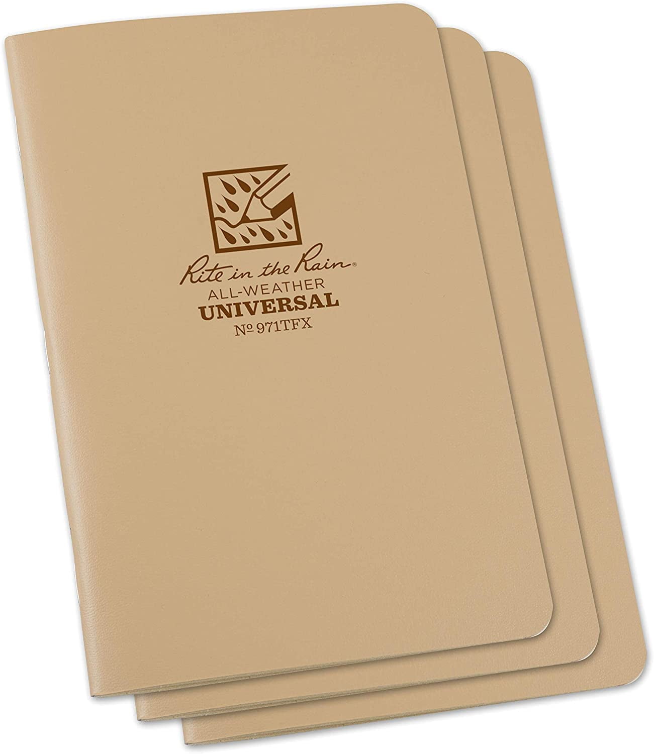 Rite in the Rain Weatherproof Writing Notebook, Tan (971TFX) | Walmart ...