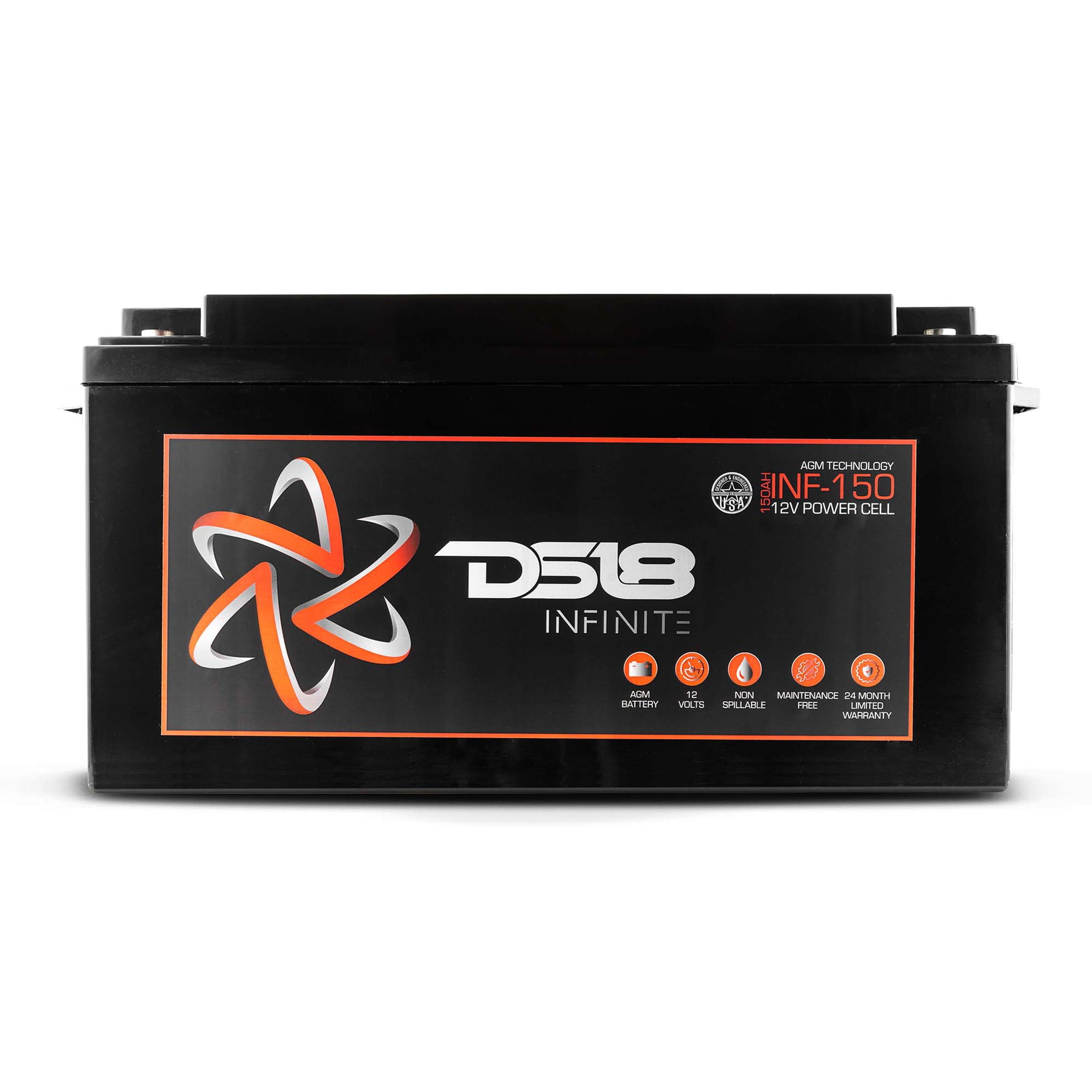 DS18 High Cranking Amp Infinite 150 AH AGM Power Cell Battery - Walmart.com