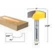 Yonico 1-1/2" Radius Horizontal Crown Router Bit - 1/2" Shank - 16177 ...