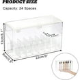 ABPETE Rollerball Perfume Organizer, 24 Spaces Clear Acrylic Perfume ...