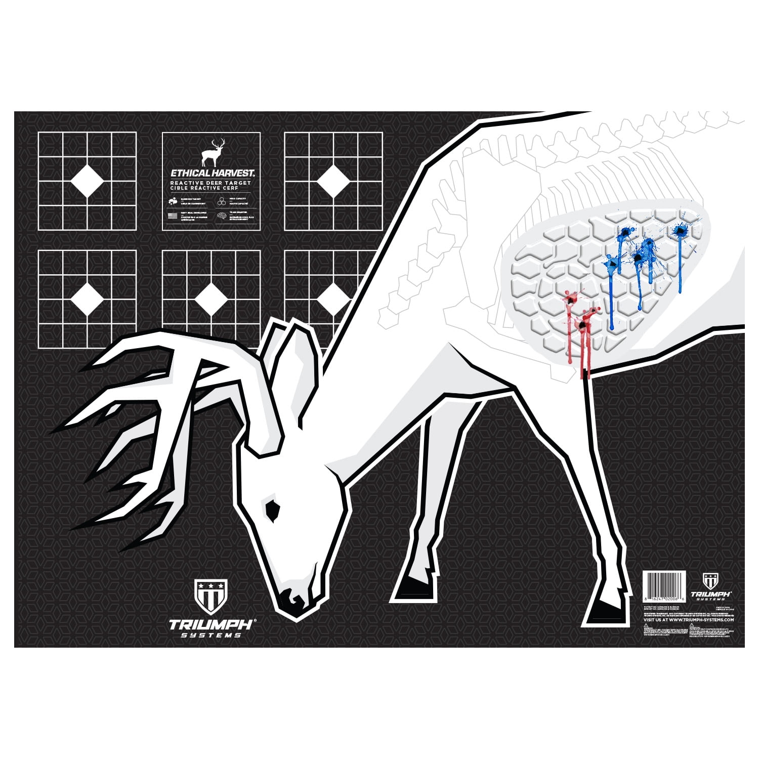 Ethical Harvest Deer Target| 9-Pack | X-ray Target | Bleeding Target ...