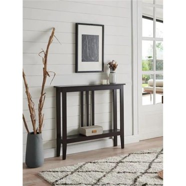 Jocelyn Wooden Console Table in Espresso Cherry Finish with Mango ...