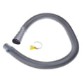 Heavy-Duty Washing Machine Drain Hose Extended Steel Rubber Pipe Leak ...