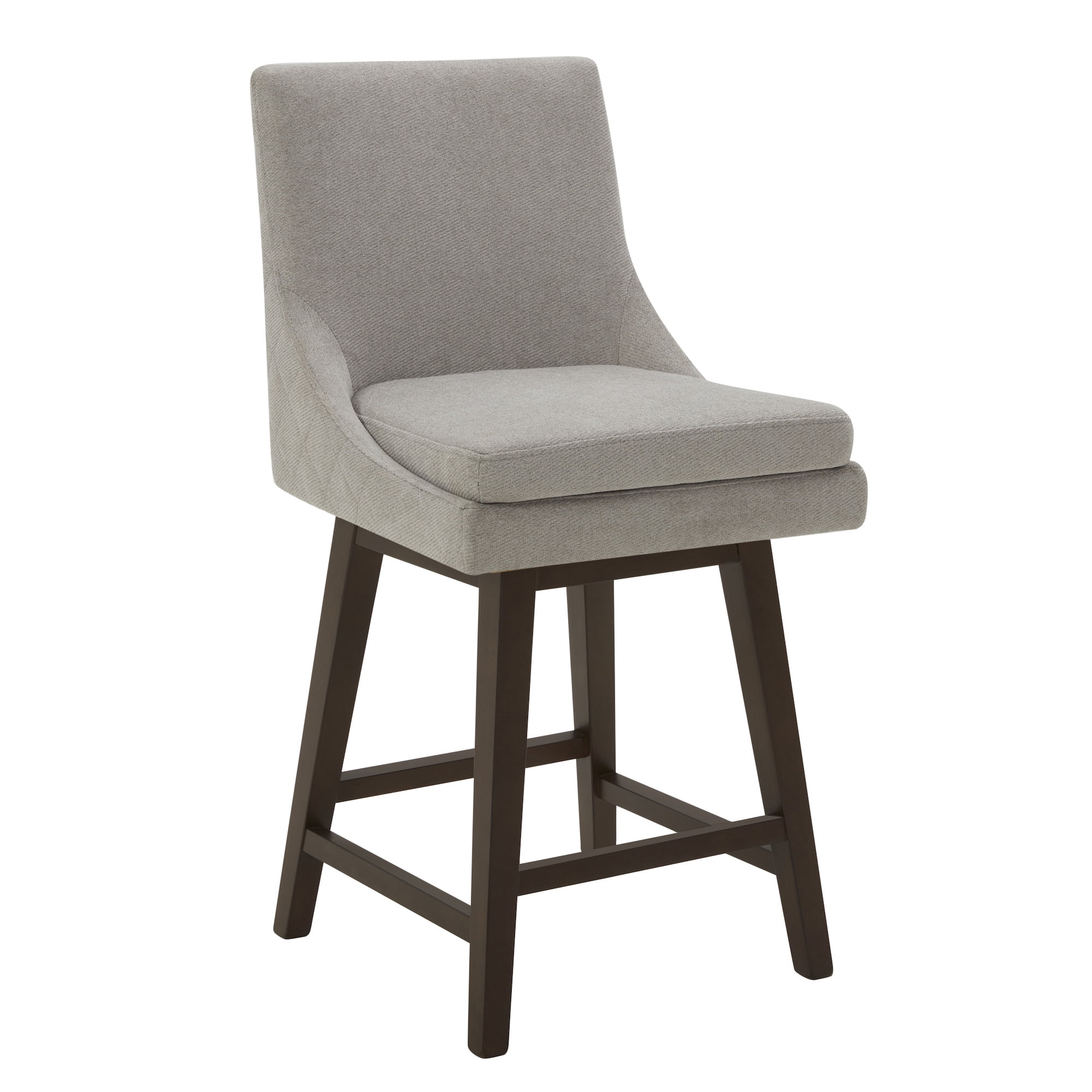 CHITA 26 inch Swivel Bar Stools, Counter Stools, Fabric in Gray ...