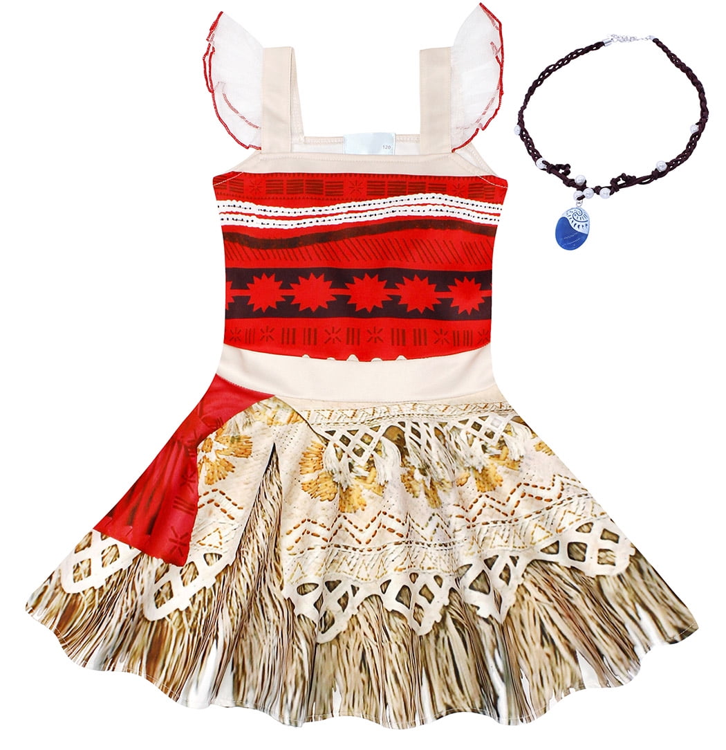 Jurebecia Little Girls Princess Dress for Moana Costume for Cosplay ... Jurebecia Little Girls Princess Dress for Moana Costume for Cosplay ...