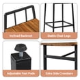 5-Piece Acacia Wood Garden Table and Chair Set - Walmart.com