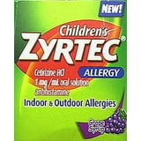 Child Zyrtec 1 Mg 4 Oz Syrup HSA/FSA Eligible - Walmart.com