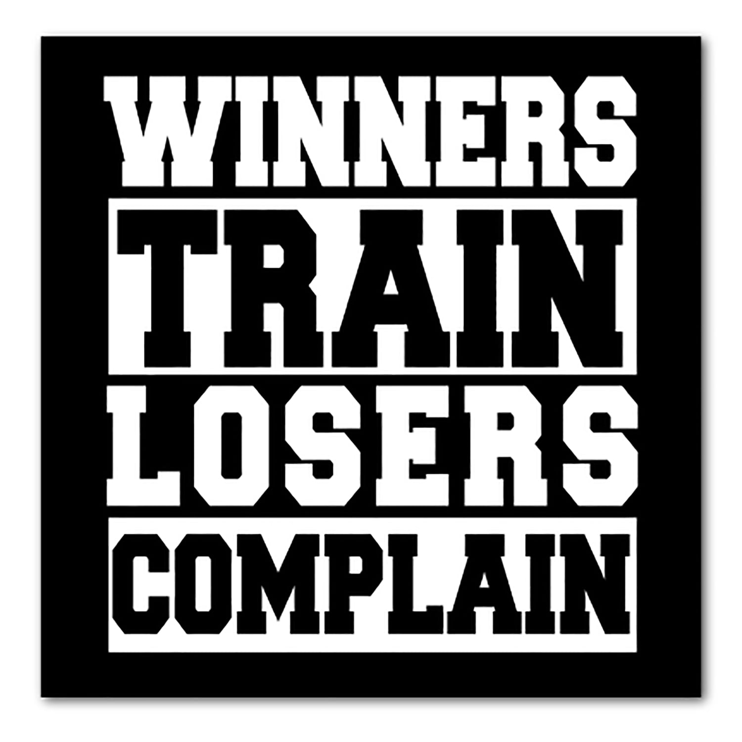 DistinctInk Custom Bumper Sticker - 10" x 10" Decorative Decal - Black ...