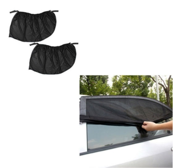 2x Car Auto Sun Shade Cover Rear Side Window Kids Baby UV Protection ...