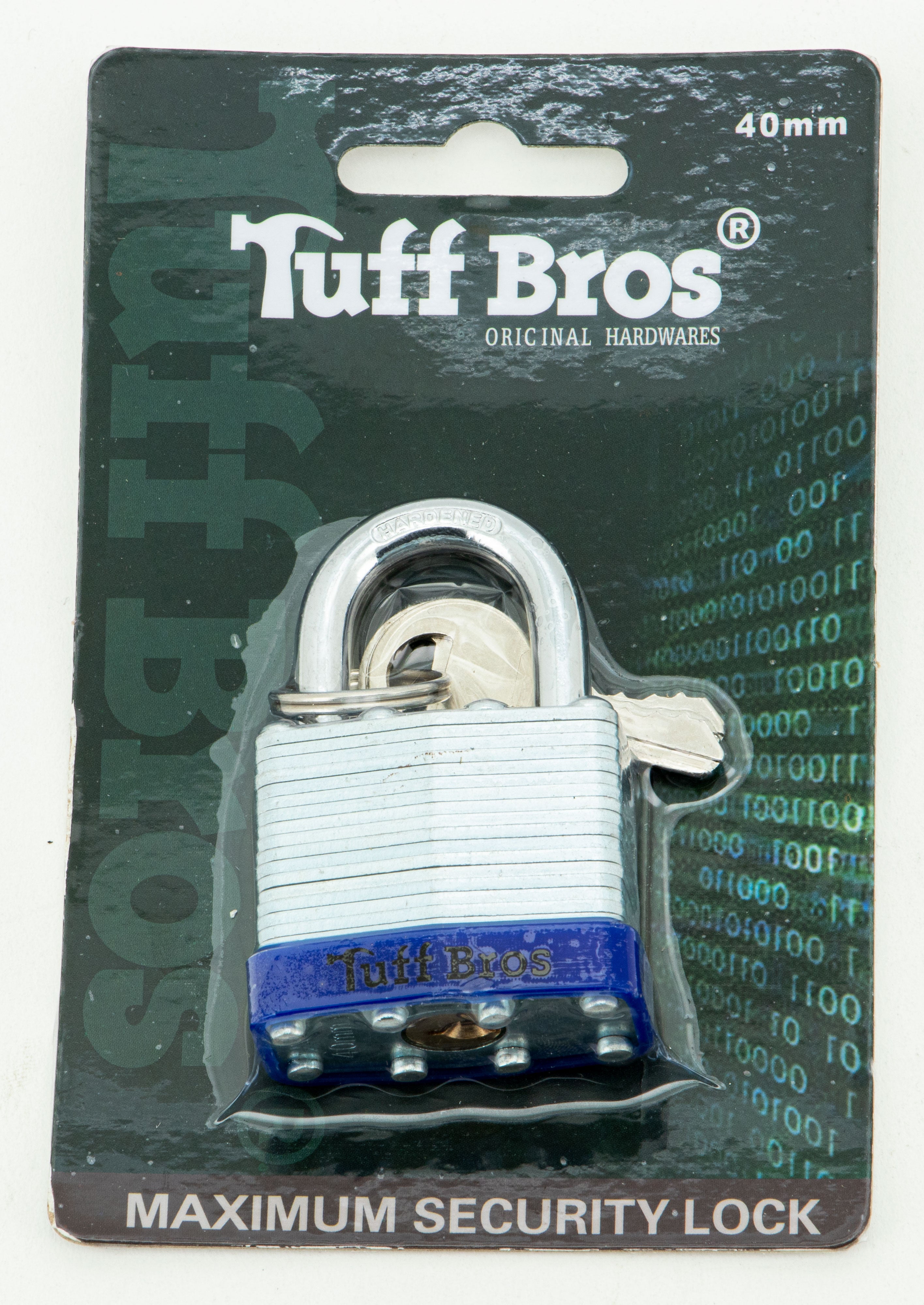 Padlock 40mm Laminated Brass Tumbler, 2 Keys - Walmart.com