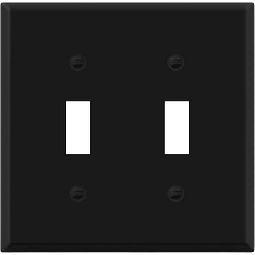 JR Products 12865 Single Switch Face Plate - Brown - Walmart.com