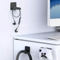 Non-Perforated Wall-Mounted Headphone Hook Holder for Gaming Stations ...