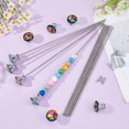 DIY Beaded Garden Stakes Making Kit Including Glass Jewelry Box Drawer ...