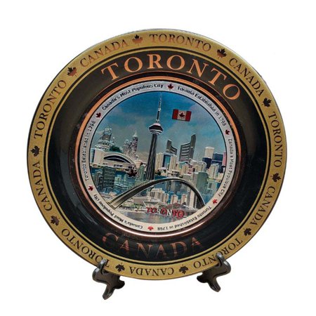 03026 - TORONTO SOUVENIR PLATE 8IN METAL - Walmart.ca