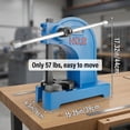2 Ton Manual Arbor Press, Cast Iron Hand Press with 3 Drifts, Desktop ...