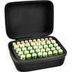Fullcase Battery Storage Organizer Batteries Holder Case Holds 72pcs AA ...