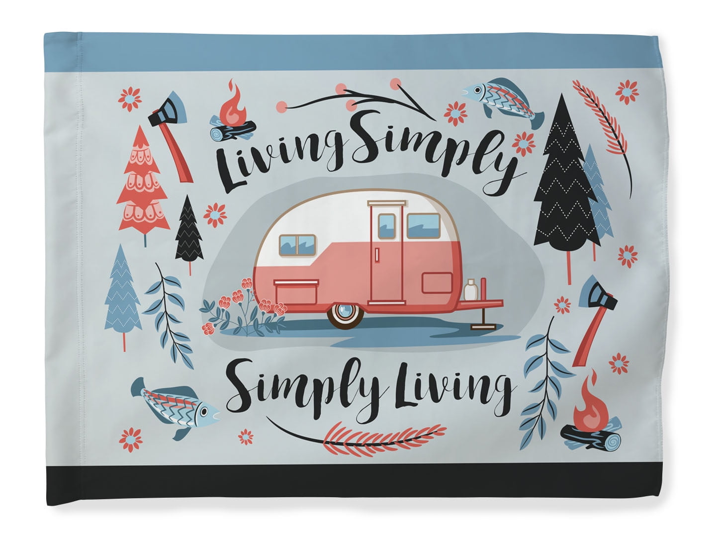 ThisWear RV Camping Flag Living Simply Simply Living RV Yard Flag ...