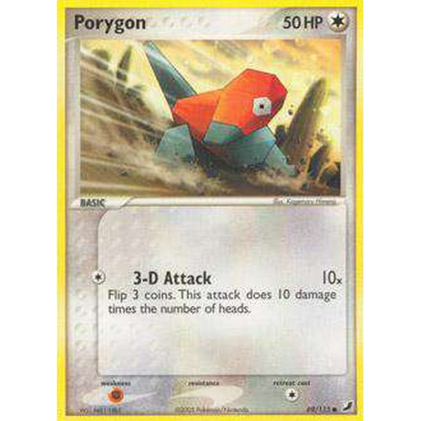 Pokemon Unseen Forces Common Porygon #69 - Walmart.com