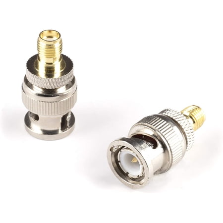 Gold SMA Female to BNC Male Adapter | 1 Pack Coupler | Male to Female ...